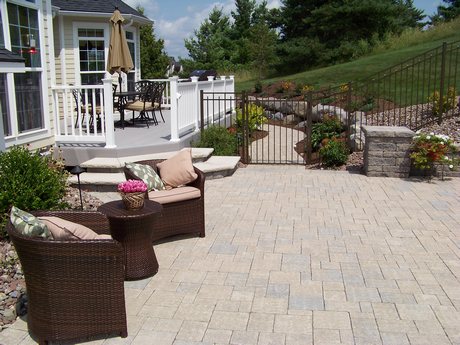 Aspinall's Landscaping Concrete Paver and Natural Stone Patios